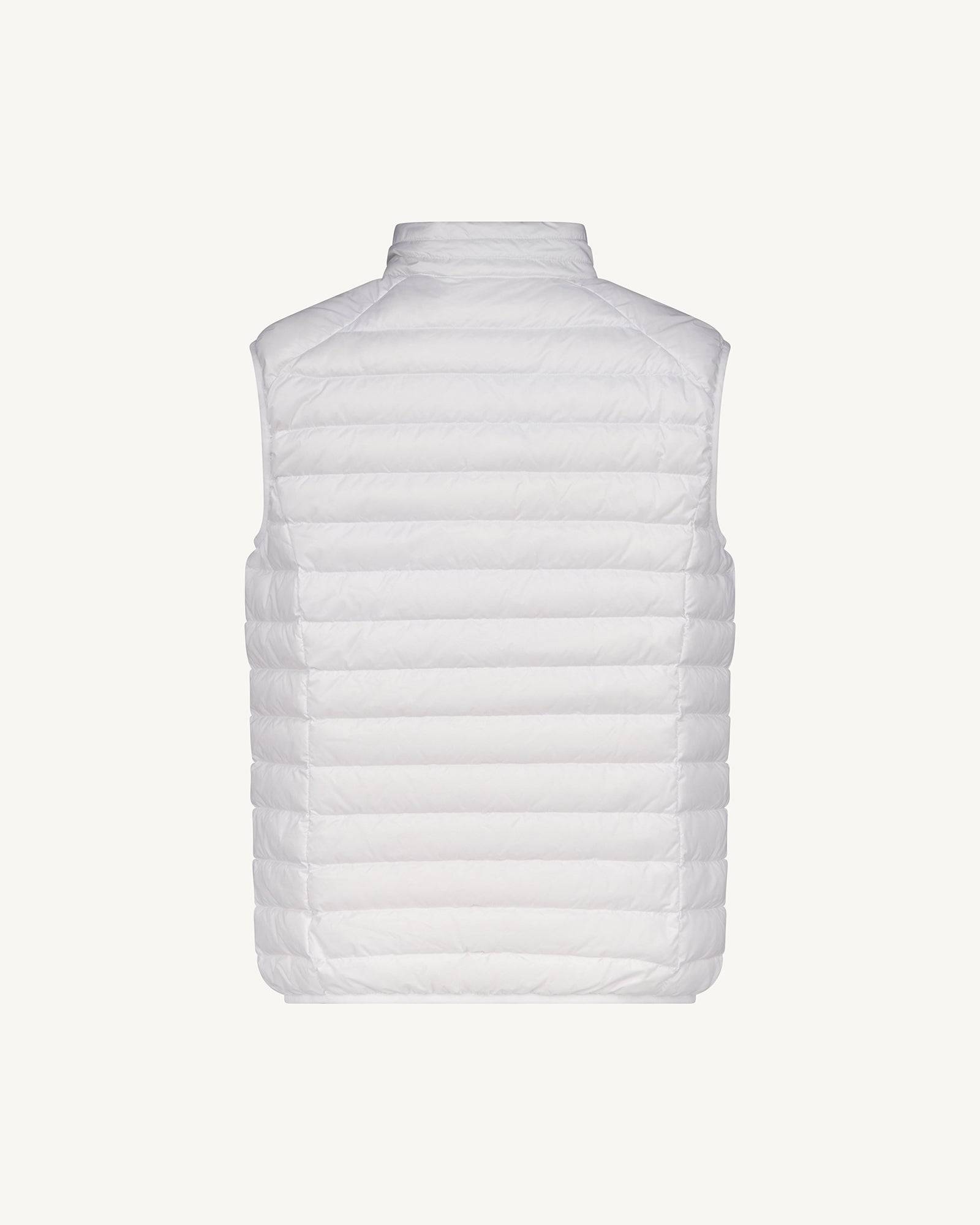 White Sleeveless down jacket Tom JOTT UK